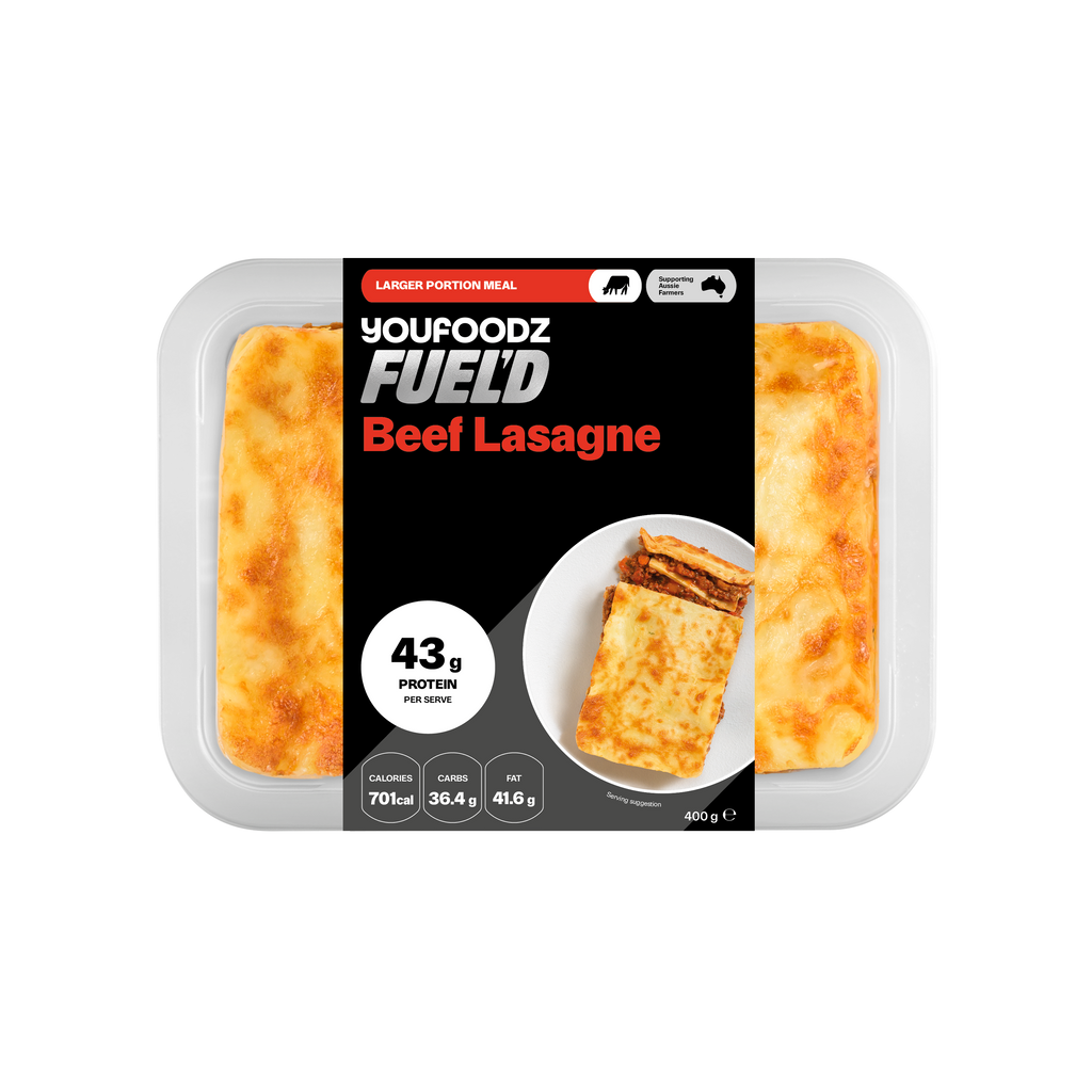 FUEL'D Beef Lasagne | Youfoodz Meal Delivery – Youfoodz Care