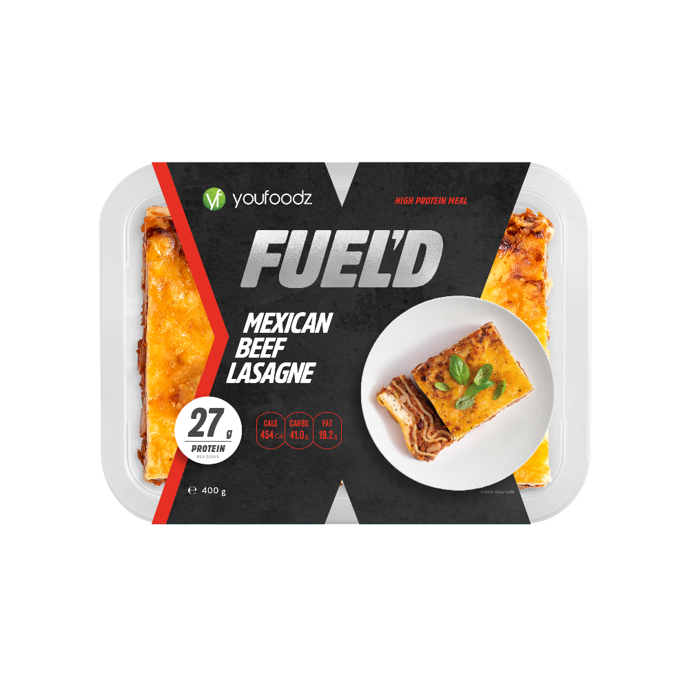 FUEL'D Mexican Beef Lasagne | Youfoodz Meal Delivery – Youfoodz Care