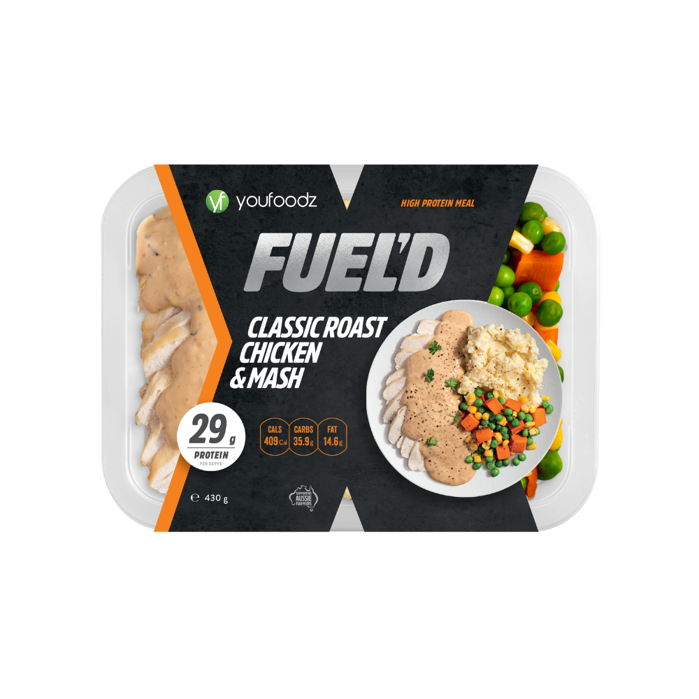 FUEL'D Classic Roast Chicken & Mash | Youfoodz Meal Delivery – Youfoodz ...