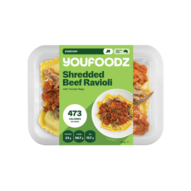 Shredded Beef Ravioli with Tomato Ragu | Youfoodz Meal Delivery ...