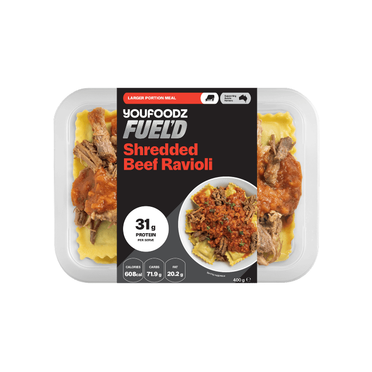 FUEL'D Shredded Beef Ravioli | Youfoodz Meal Delivery – Youfoodz Care