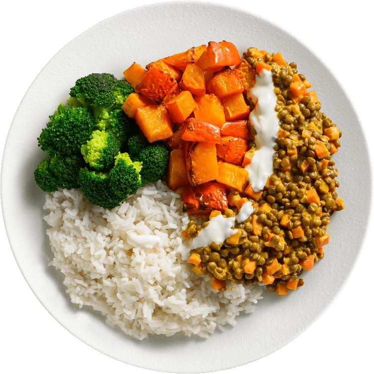 Indian Lentil Dhal with Rice & Broccoli | Youfoodz Meal Delivery ...